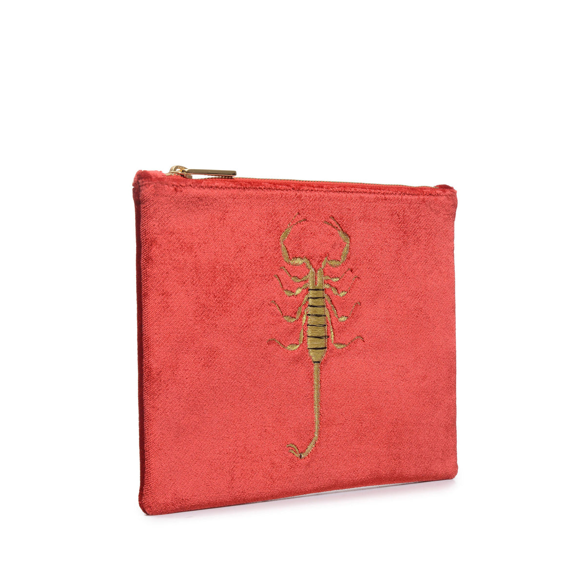SCORPION EMBROIDERED CLUTCH BAG - Cmplt Unknwn